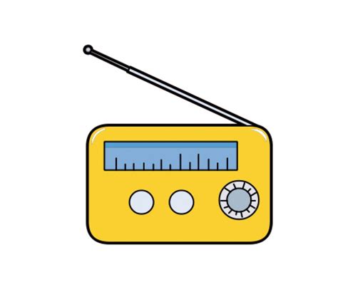 Radio Animated Clipart Classroom Clip Art