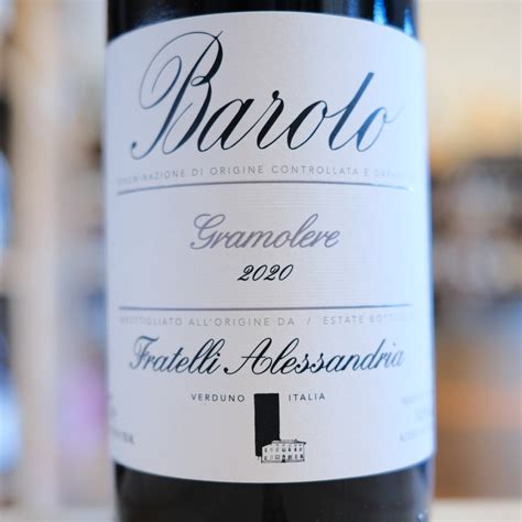 Barolo Gramolere 2020 Fratelli Alessandria Enoteca Il Vinoso