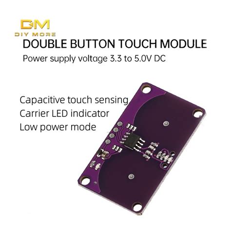 Diymore Dual Button Touch Module Capacitive Touch Proximity Sensor