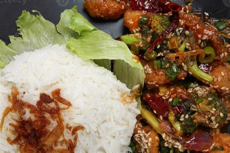 Chinese Style Kung Pao Gong Bao Kung Po Stair Fried Chicken With