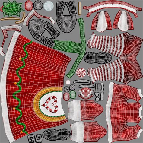 Mrs Claus 3d Model Turbosquid 2020306