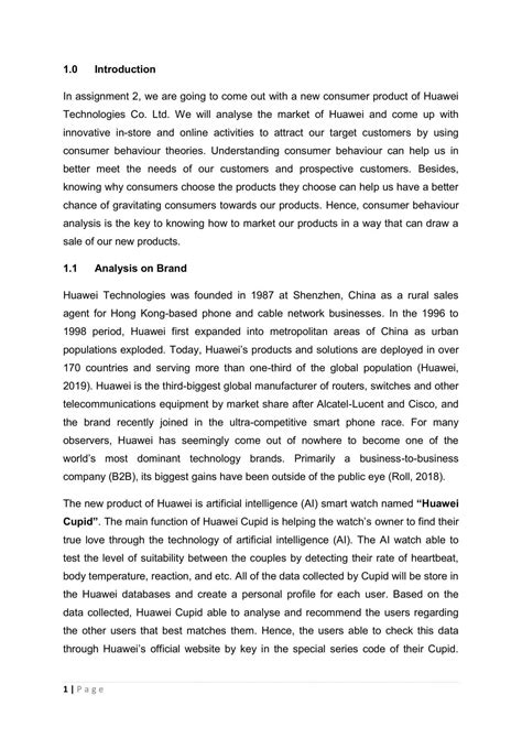 Consumer Behavior Theories Huawei Bmk20403 Consumer Behaviour Msu Thinkswap