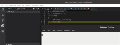 The Debugger Terminal Doesnt Show Me Anything · Issue 2696 · Microsoftvscode Cpptools · Github