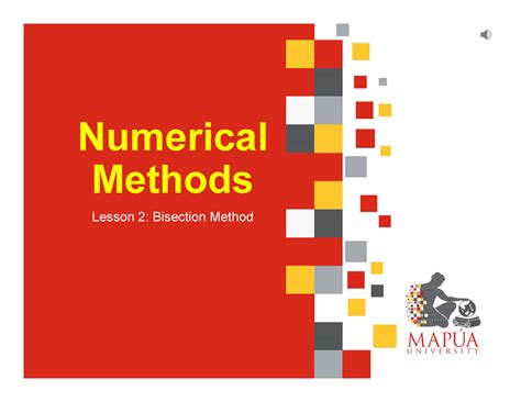Lesson 2 Bisection Method Warning Tt Undefined Function 32