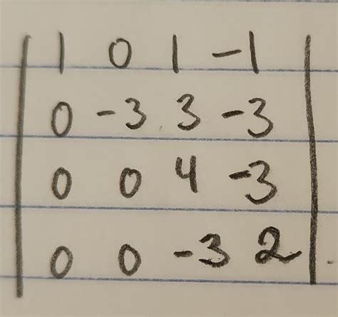 [linear Algebra Triangular Matrix] Im Trying To Make This Matrix Triangular But I Got Stuck