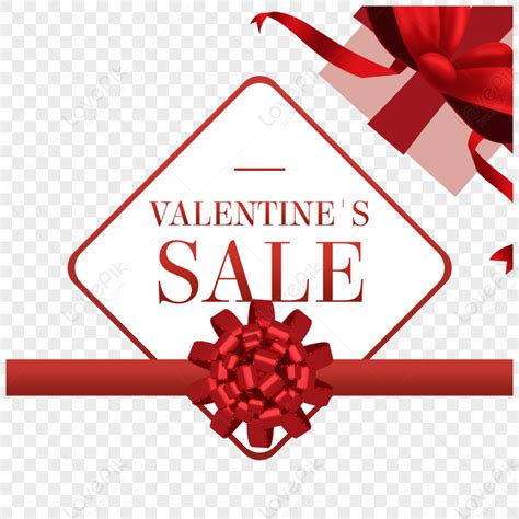 발렌타인 일러스트 데이 레드 프로모션 라벨현대의모양 Png 일러스트 무료 다운로드 Lovepik