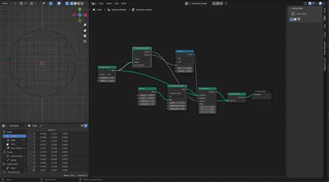 Geometry Nodes Displace Grid On Curve Blender Stack Exchange