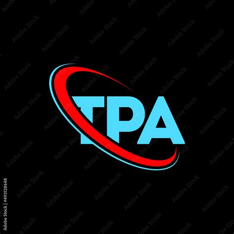 TPA Logo TPA Letter TPA Letter Logo Design Initials TPA Logo Linked With Circle And Uppercase