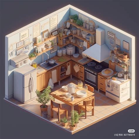 Blender 3d Render Midjourney Ai Country Kitchen Cute Game Aesthetics Farm Artofit