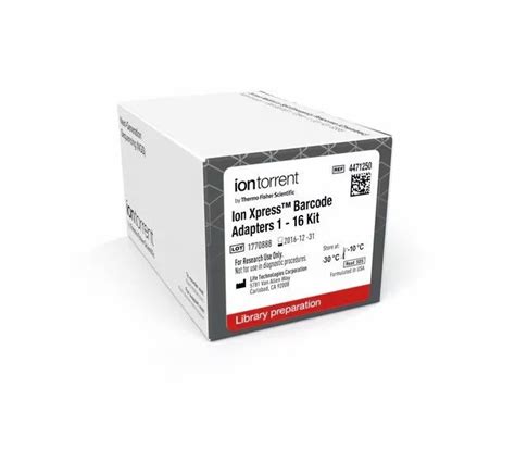 Ion Xpress Barcode Adapters 1 16 Kit 4471250 At ₹ 277992piece