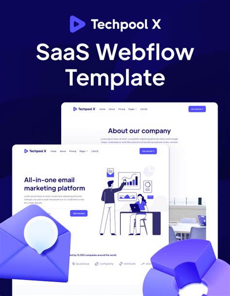 Techpool X SaaS HTML5 Responsive Website Template
