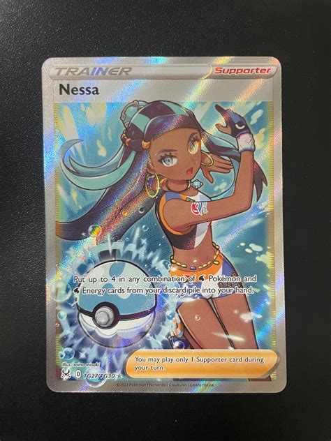 Pokemon Tcg Nessa Tg27tg30 Full Art Ultra Rare Sword And Shield