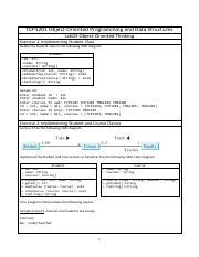 Implementing Student Class Object Oriented Programming And Data Course Hero
