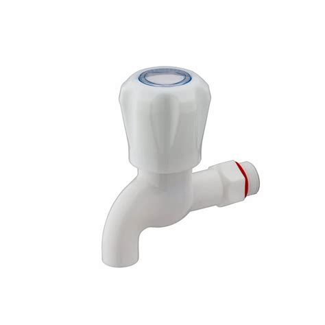 Kylo Plastic Short Body Pvc Bib Cock For Bathroom Fitting Size 15mm