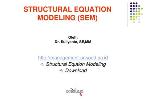 Ppt Structural Equation Modeling Sem Powerpoint Presentation Free