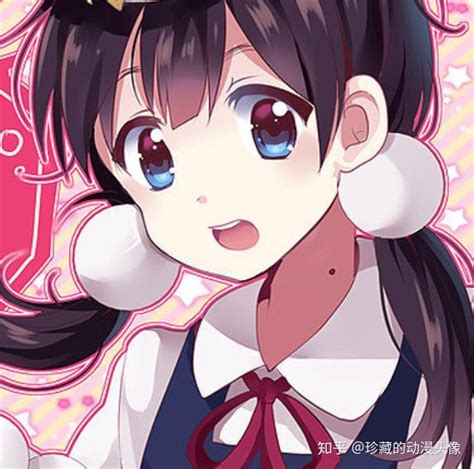 珍藏的动漫头像可爱迷人的二次元小姑娘你的头饰真特别 知乎