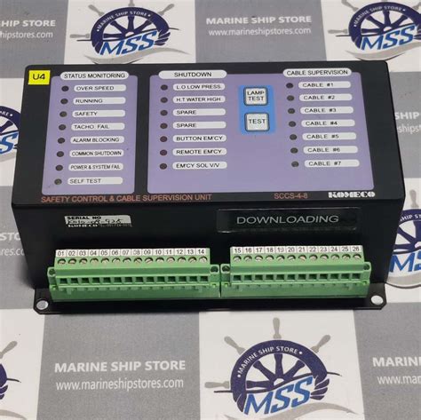 Komeco Sccs 4 8 Safety Control And Cable Supervision Unit Marine Ship Store Komeco Sccs 4 8 Safety Control And Cable Supervision Unit Marine Ship Store