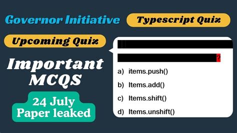 governor sindh it upcoming quiz important mcqs 23 and 24 july itcourse solution quiz