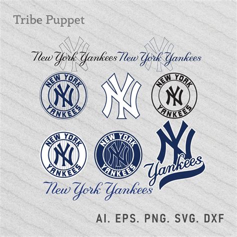 New York Yankees Logo Vector Set Masterbundles