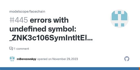 Errors With Undefined Symbol Znk3c106symintltel During Training