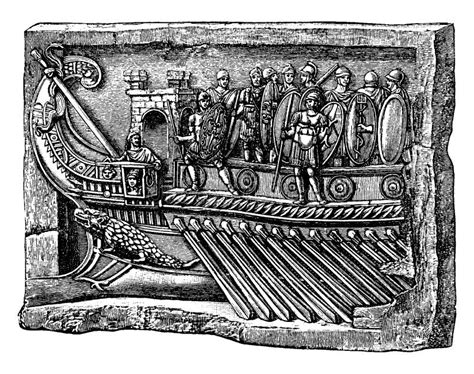 Roman Ship Drawing