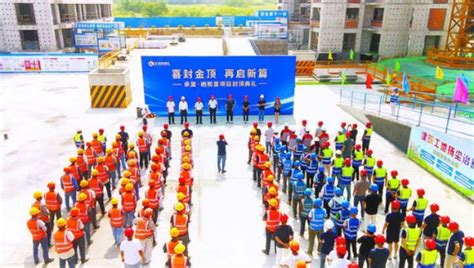 合肥新桥科创示范区首个保障性租赁住房项目封顶 大皖新闻 安徽网