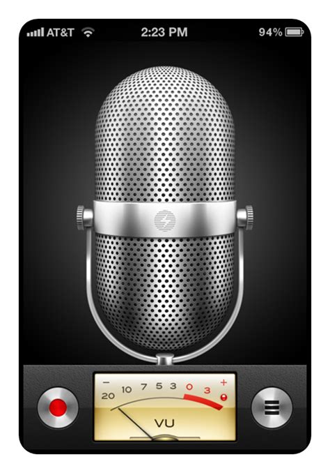Using The Voice Memo App On An IPhone