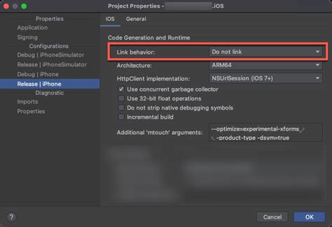 Xamarin How Do I Turn Off The Linker Stack Overflow