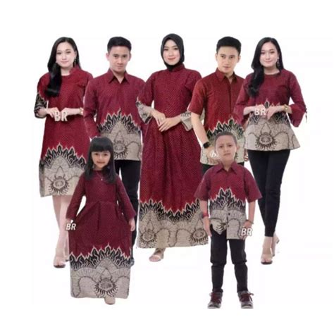 Jual Strpe2383 Baju Batik Keluarga Batik Couple Keluarga Baju Batik