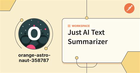 Just Ai Text Summarizer Postman Api Network