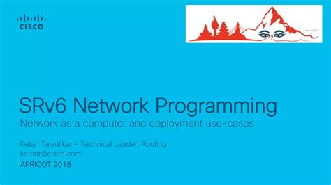 srv6 network programming deployment use cases ppt