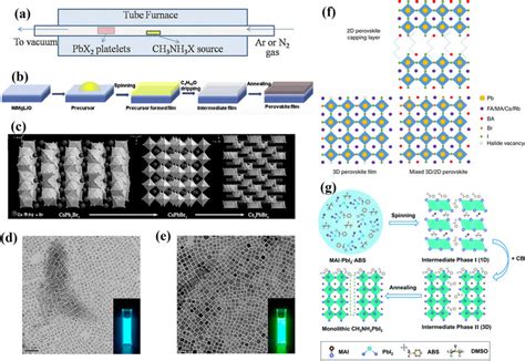 A The Schematic Of The Synthesis Setup For 2d Perovskite Nanoplate Download Scientific
