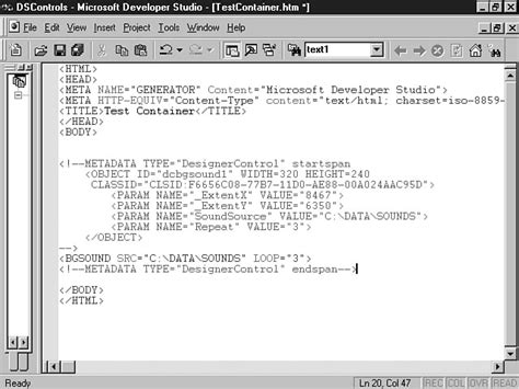 Microsoft Visual Interdev Tutorial