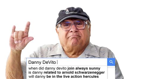 Watch Danny Devito Answers The Webs Most Searched Questions Autocomplete Interview Wired