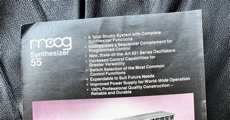 MATRIXSYNTH Moog Modular Brochure