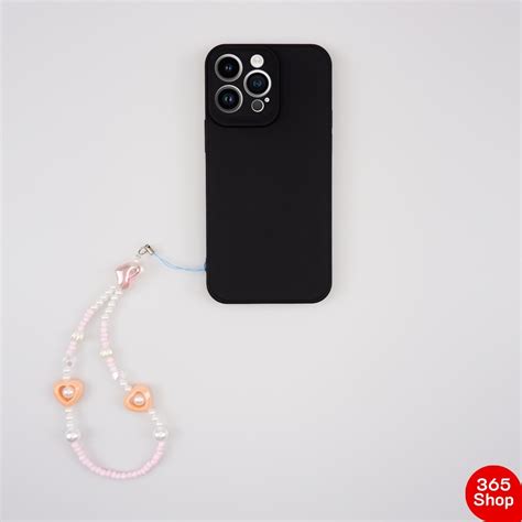 [ht] สายคล้องโทรศัพท์มือถือ สายห้อยมือถือ ลูกปัด หัวใจใส สำหรับมือถือ เคสมือถือ ที่รองรับสายห้อย