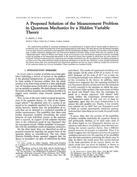 Pdf A Proposed Solution To The Measurement Problem In Quantum