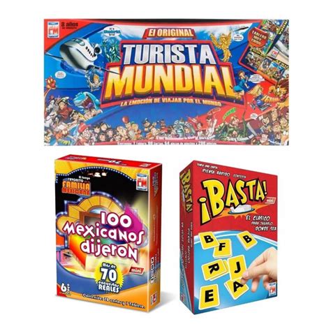 3 Pack Familia Turista Mundial 100 Mexicanos Basta Bodega