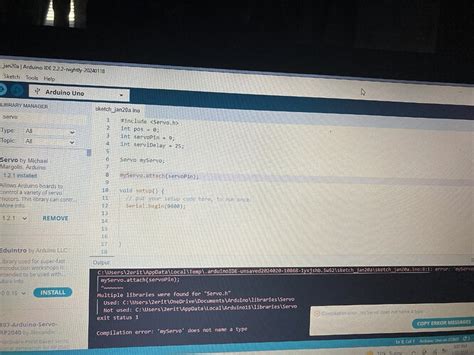 Servo Myservo Wont Work Help Programming Arduino Forum