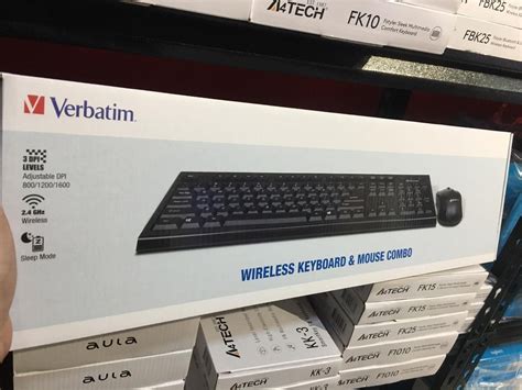 Verbatim Wireless Keyboard And Mouse Combo 66519 Computers And Tech Parts And Accessories Computer