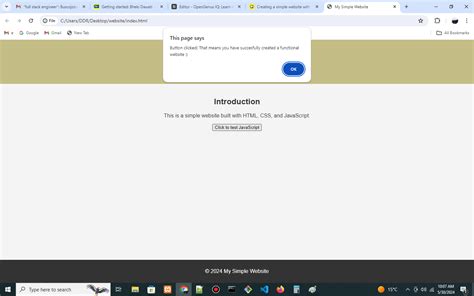 Creating A Simple Website With HTML CSS And JavaScript For Complete Beginners