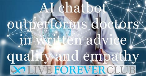 AI Chatbot Outperforms Doctors In Written Advice Quality And Empathy