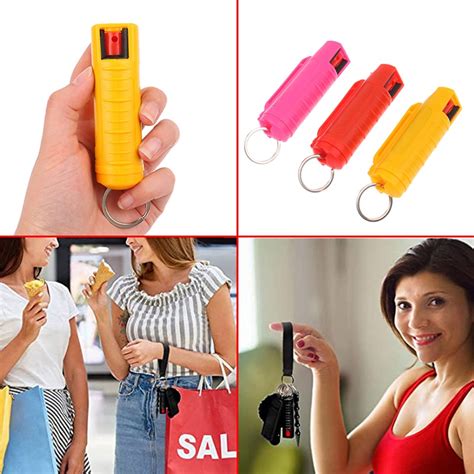 미니 재사용 가능한 후추 스프레이 탱크 휴대용 야외 안전 보호 자기 방어 후추 스프레이 인명 구조 액세서리 Aliexpress