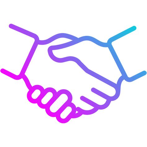 Partnership Handshake Generic Gradient Icon