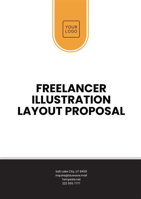 Freelancer Illustration Layout Proposal Template To Edit Online