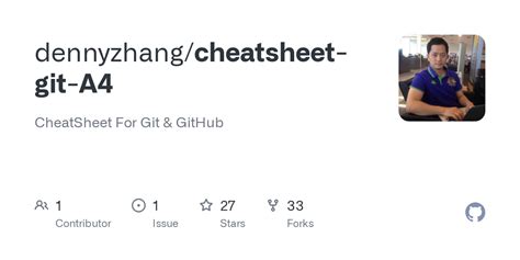 Cheatsheet Git A4 Cheatsheet Git A4 Pdf At Master Dennyzhang