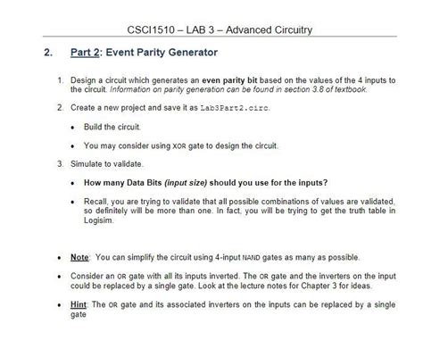 Solved CSCI1510 LAB 3 Advanced Circuitry 2 Part 2 Chegg Com