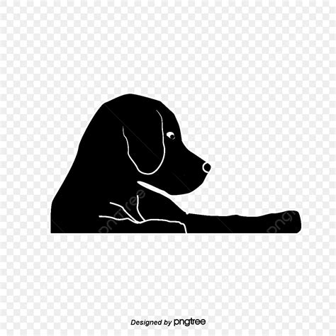 검은색 강아지 일러스트 귀여운 강아지 개 개 백색 Png 일러스트 및 Psd 이미지 무료 다운로드 Pngtree