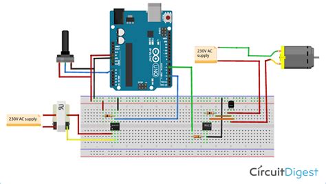 Ac Fan Speed Control Using Arduino And Triac Circuit Diagram Home