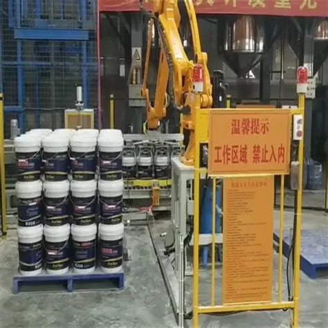 Automatic Carton Palletizing Industrial Palletizer Robot For Carton Box Case Pick Place Mobile